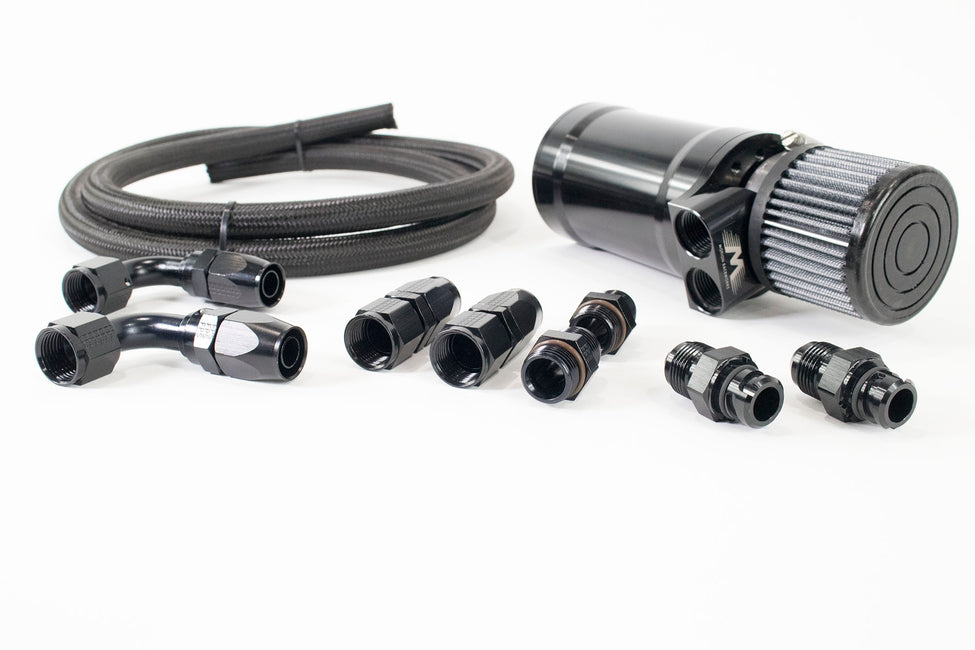 Motion Raceworks Top Loader Billet Catch Can Coyote Kit