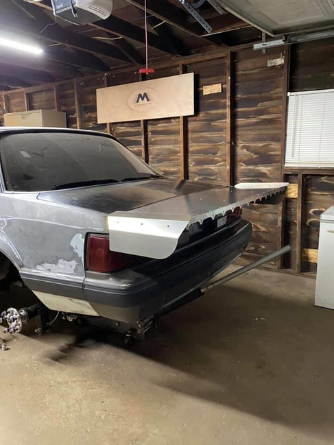 Motion Raceworks Foxbody Mustang Coupe / Notch 15" Strutless Drag Wing