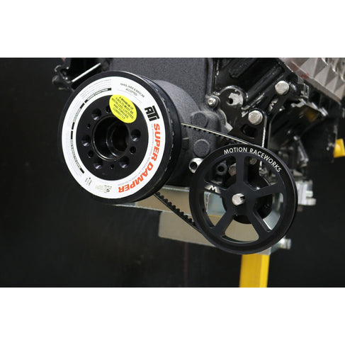 Motion Raceworks Driver Side LS Mechanical Belt Drive Fuel Pump Bracke