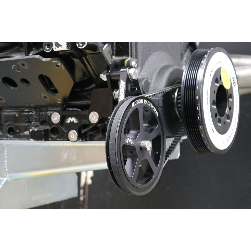 Motion Raceworks Passenger Side Cable Drive LS Mechanical Fuel Pump Br