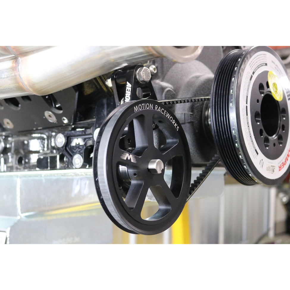 Motion Raceworks Passenger Side Cable Drive LS Mechanical Fuel Pump Br